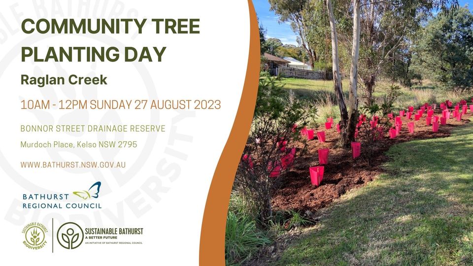 Community Tree Planting Day - Raglan Creek - Bathurst Region Tourism