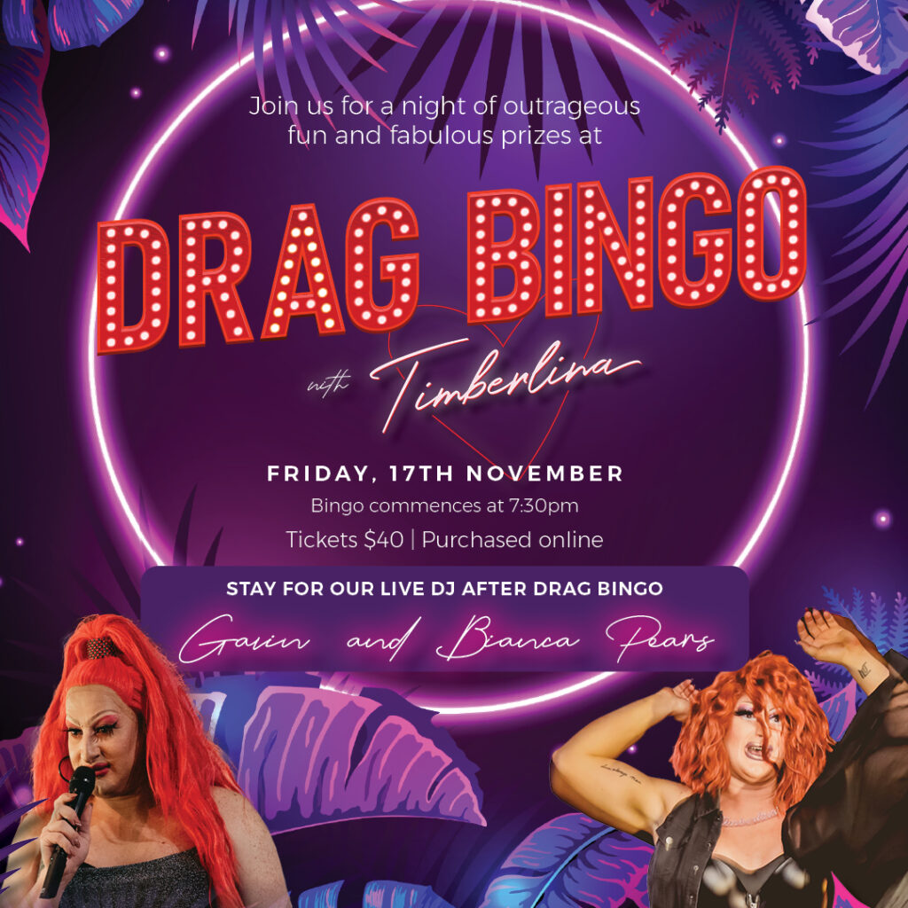 Drag Bingo - Bathurst Region Tourism