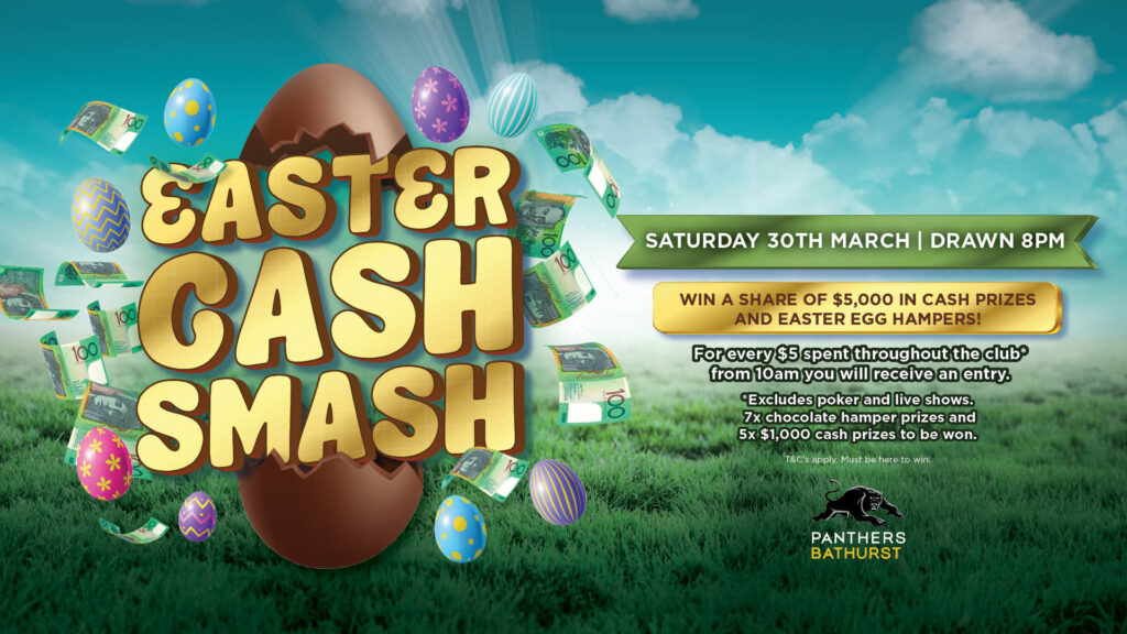 Easter Cash Smash - Bathurst Region Tourism